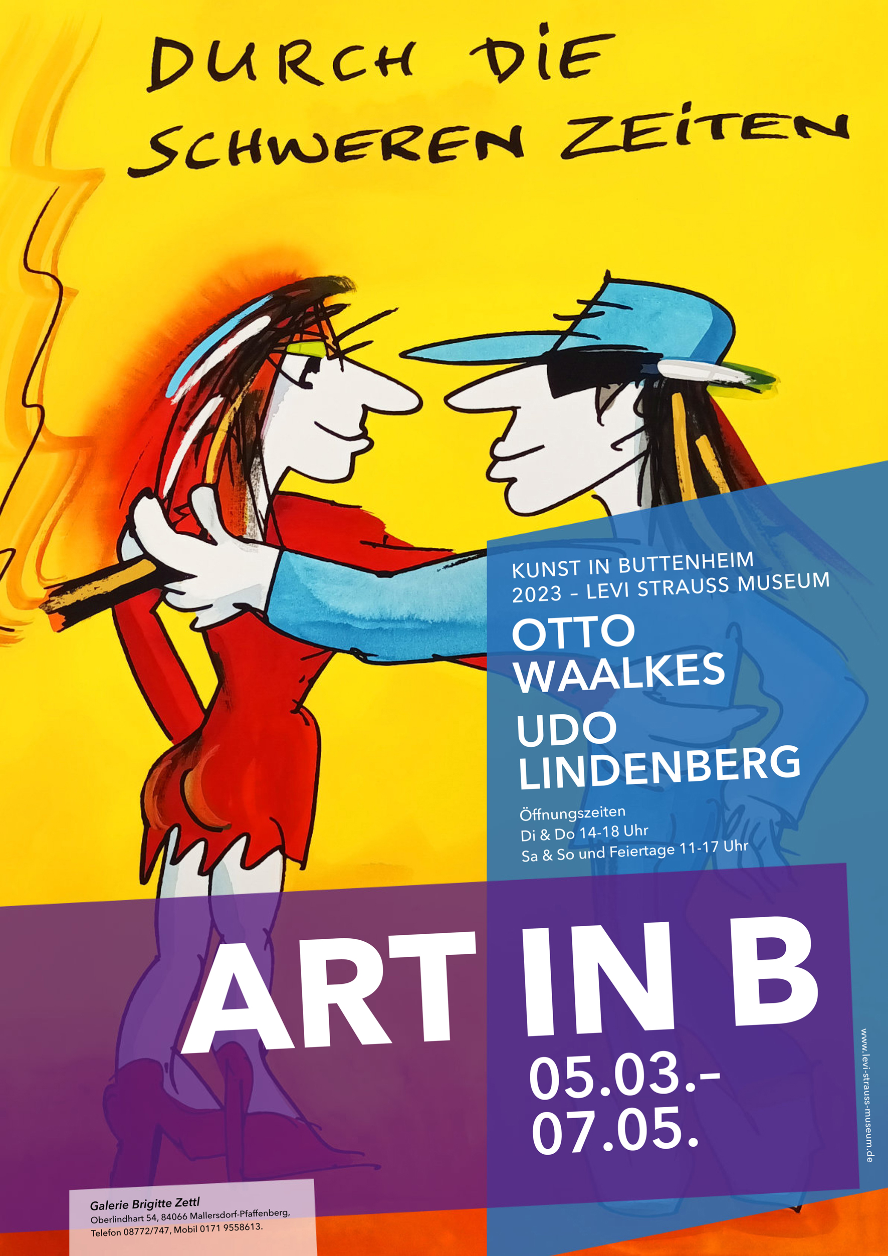 ART in B – mit Udo Lindenberg und Otto Waalkes – Levi Strauss Museum